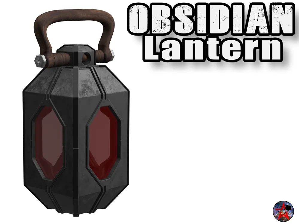 Obsidian Lantern - Free 3D Print Model - MakerWorld