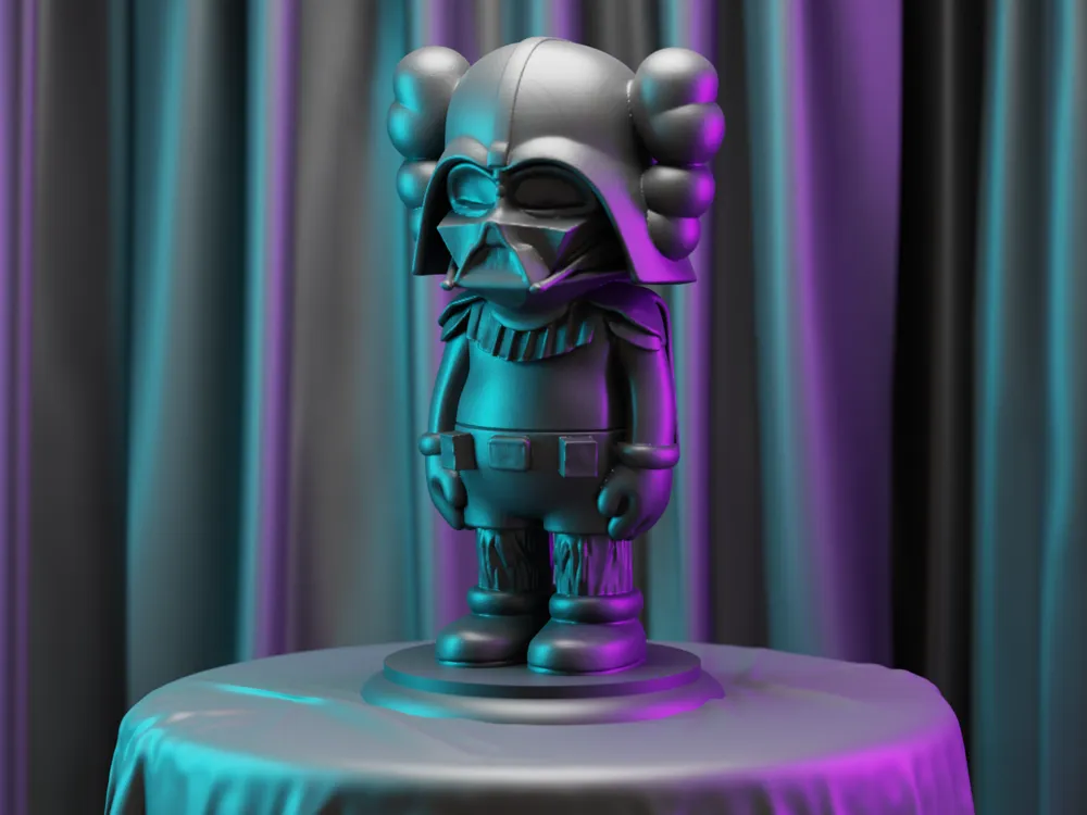 The Darth Kaws Vader by darkovy MakerWorld: Download Free 3D Models