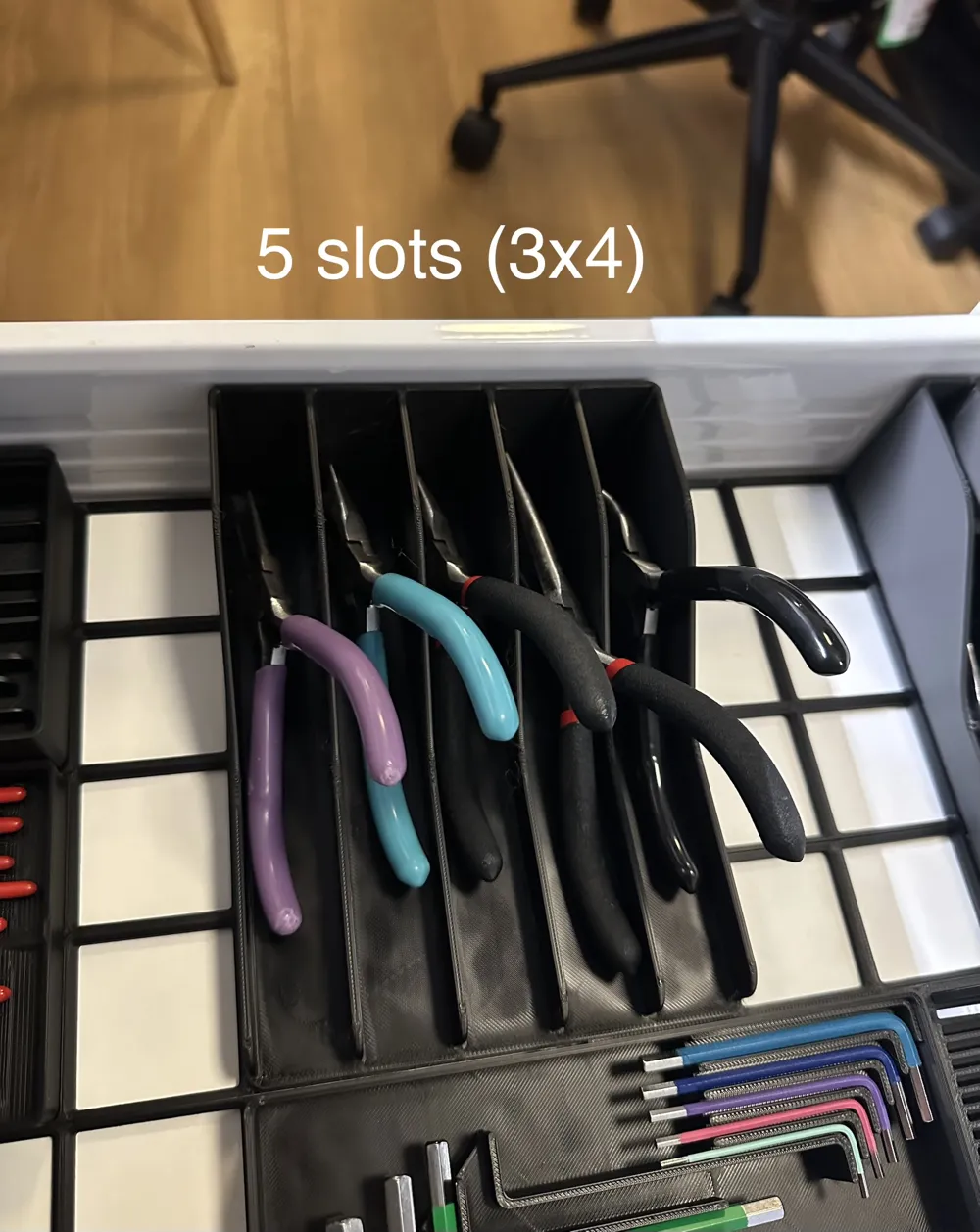 Gridfinity Pliers Rack LIGHT (7 options) - Free 3D Print Model - MakerWorld