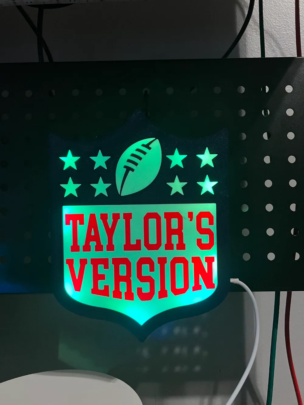 Taylor's Version NFL Chevron Lightbox by timyoungschn8 - MakerWorld