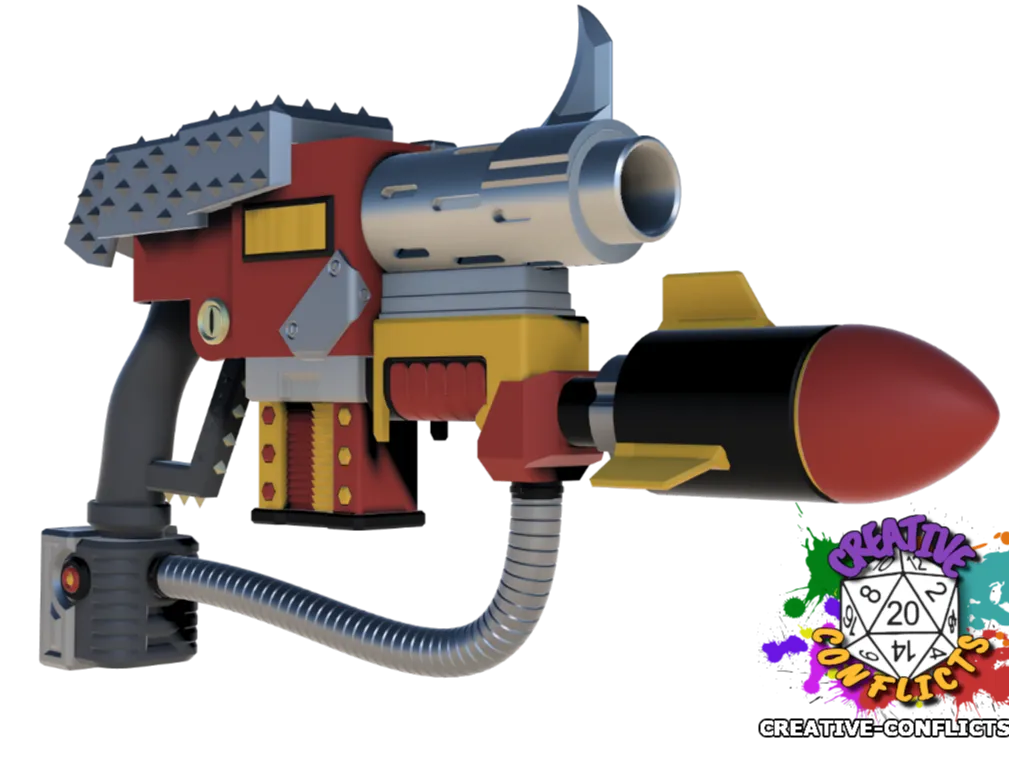 Ork - Shoota Rocket Launcher - WH40K Inspired - Free 3D Print Model ...