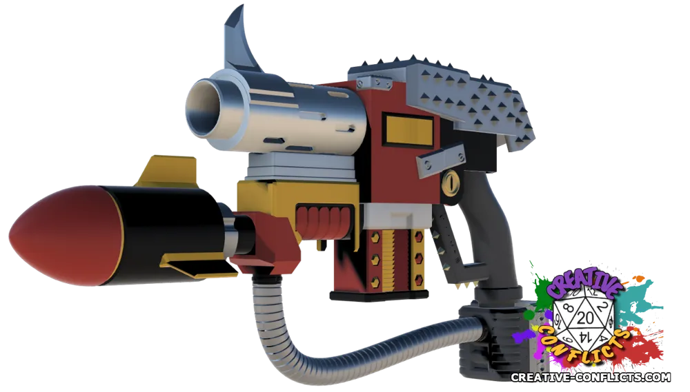 Ork - Shoota Rocket Launcher - WH40K Inspired - Free 3D Print Model ...
