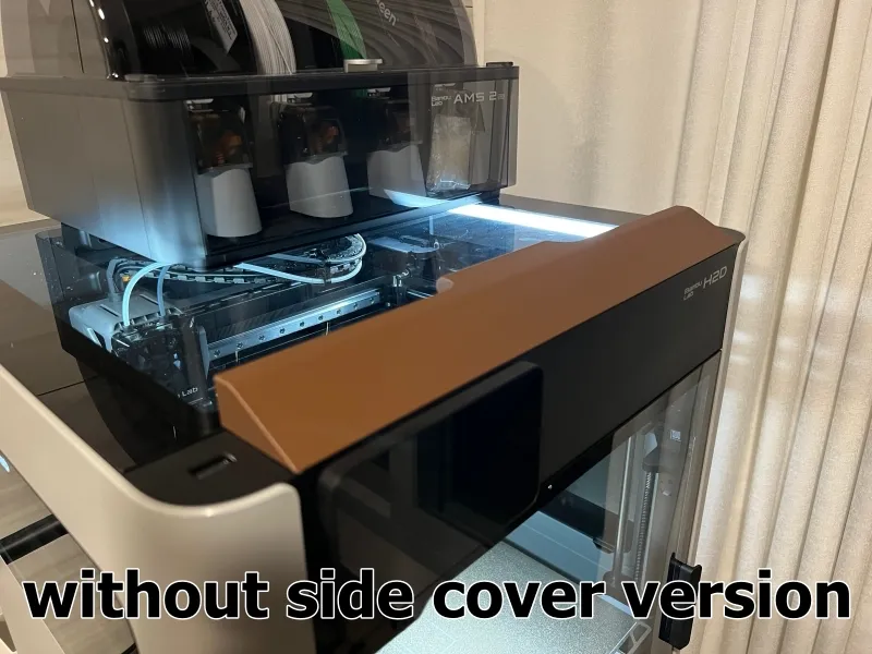 H2D front vent cover(no glue, fit exact position) - Free 3D Print Model ...