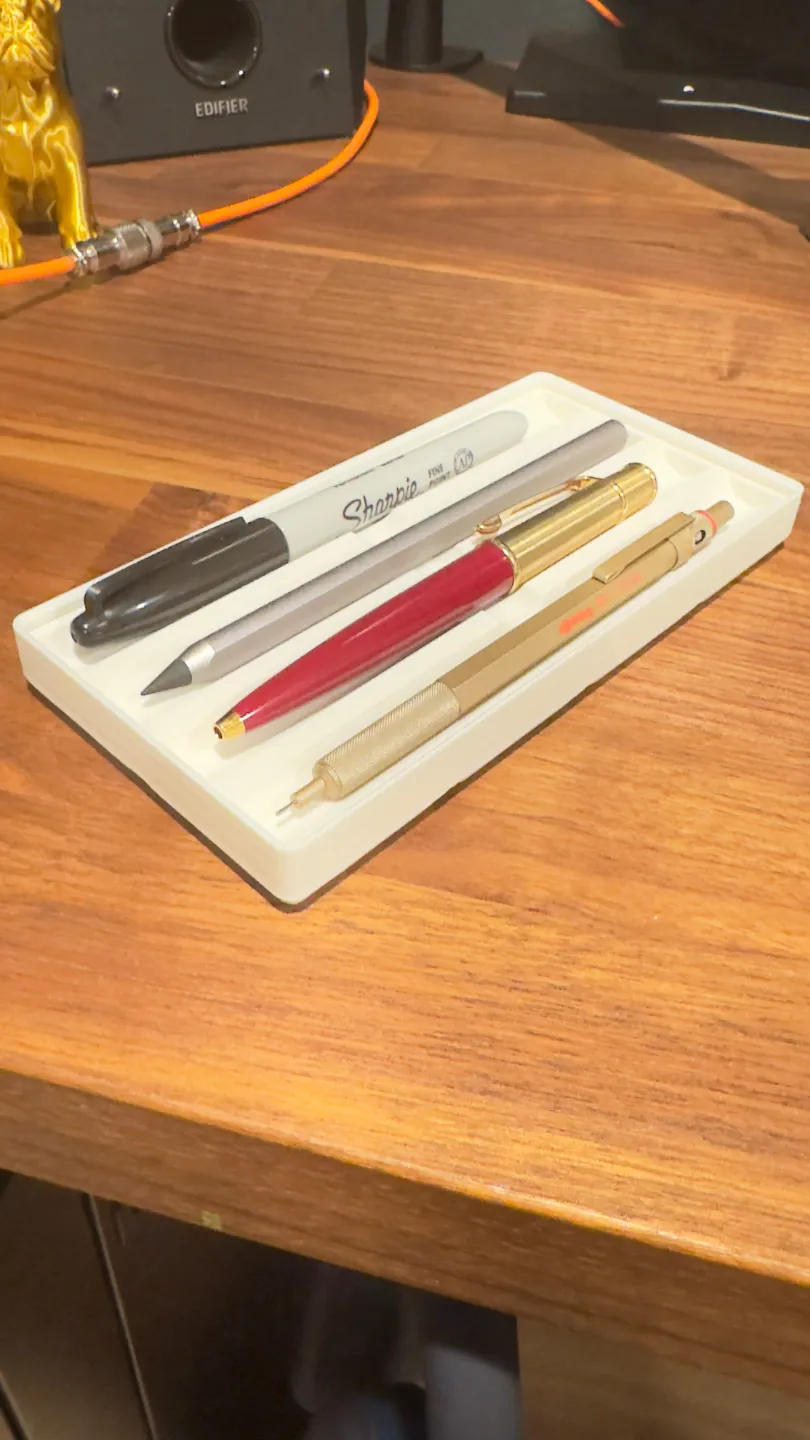 Gridfinity Pen holder by spaceman 3D MakerWorld: Download Free 3D Models