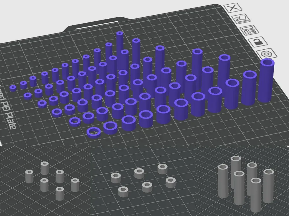 ALL SPACERS M2-M8, 3-40mm - Free 3D Print Model - MakerWorld
