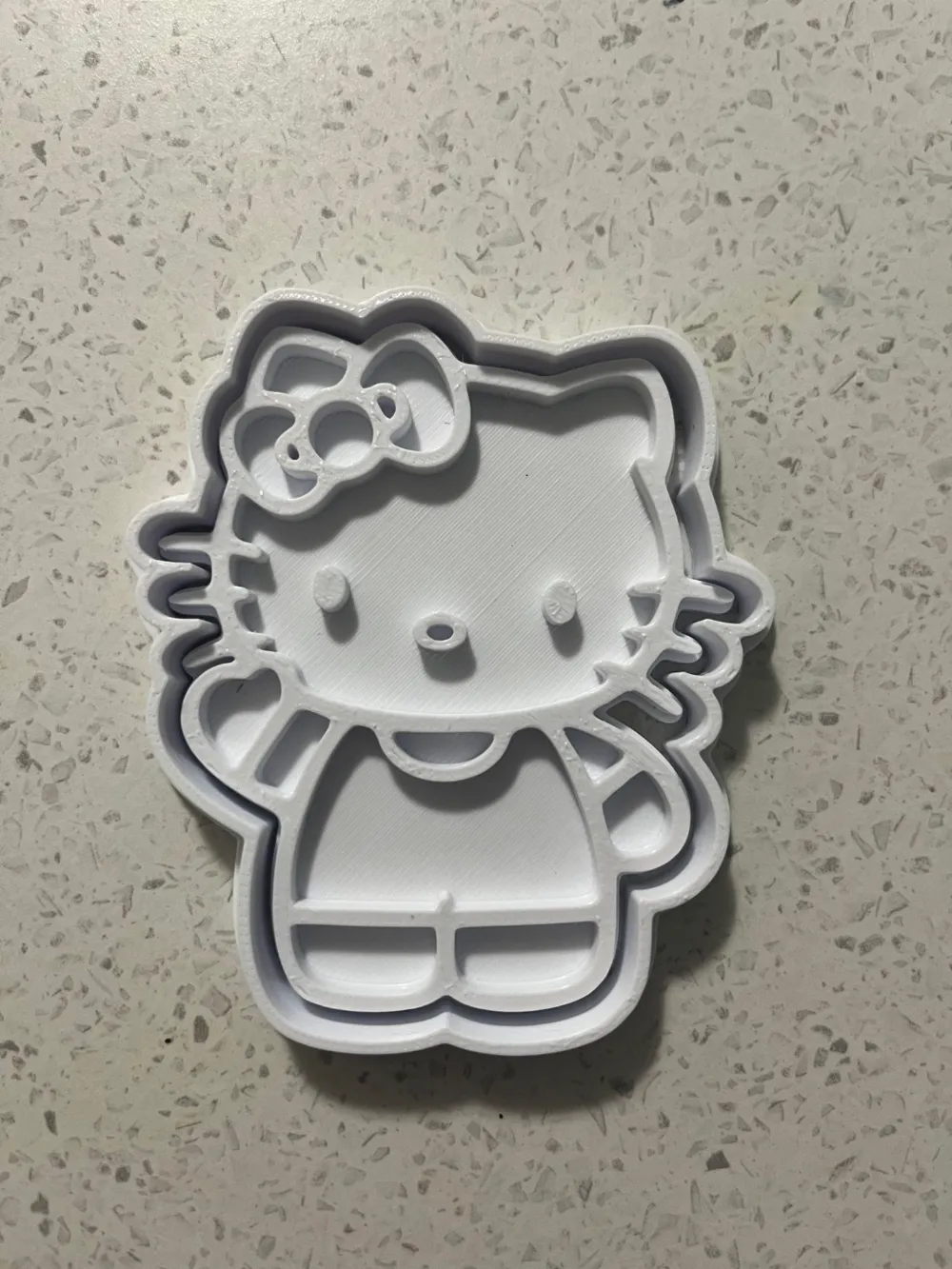 Hello Kitty Cookie Cutter and Stamp by Bean Eating Cookies - MakerWorld
