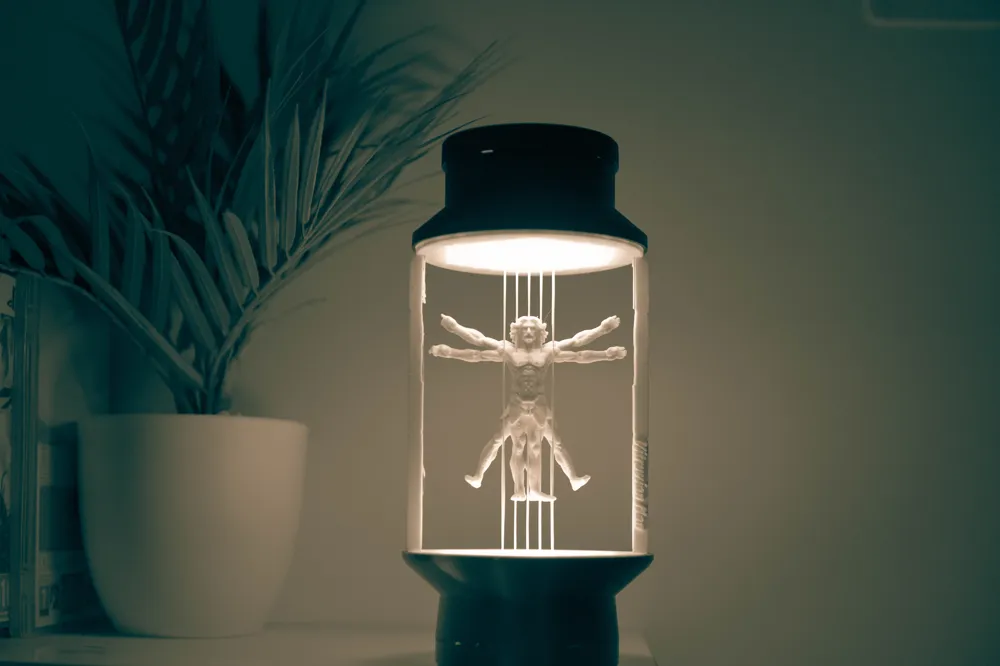 The Suspended Vitruvian Man by theStonefox MakerWorld: Download Free 3D ...