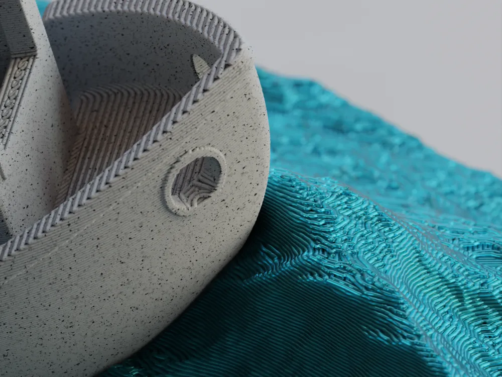 Benchy Stormy Rough Ocean Display Stand / Sea waves by HpInvent ...