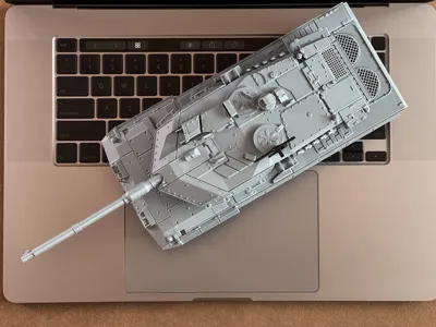 Leopard 2 A7 Main Battle Tank Movable Cannon 1/35 - Free 3D Print Model ...