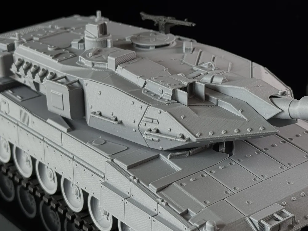 Leopard 2 A7 Main Battle Tank Movable Cannon 1/35 - Free 3D Print Model ...