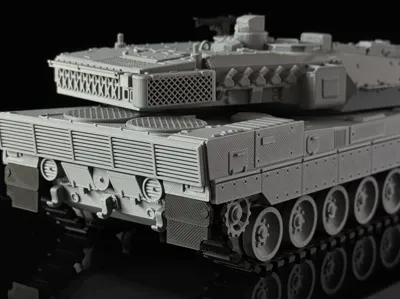 Leopard 2 A7 Main Battle Tank Movable Cannon 1/35 - Free 3D Print Model ...