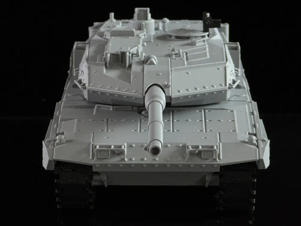 Leopard 2 A7 Main Battle Tank Movable Cannon 1/35 - Free 3D Print Model ...