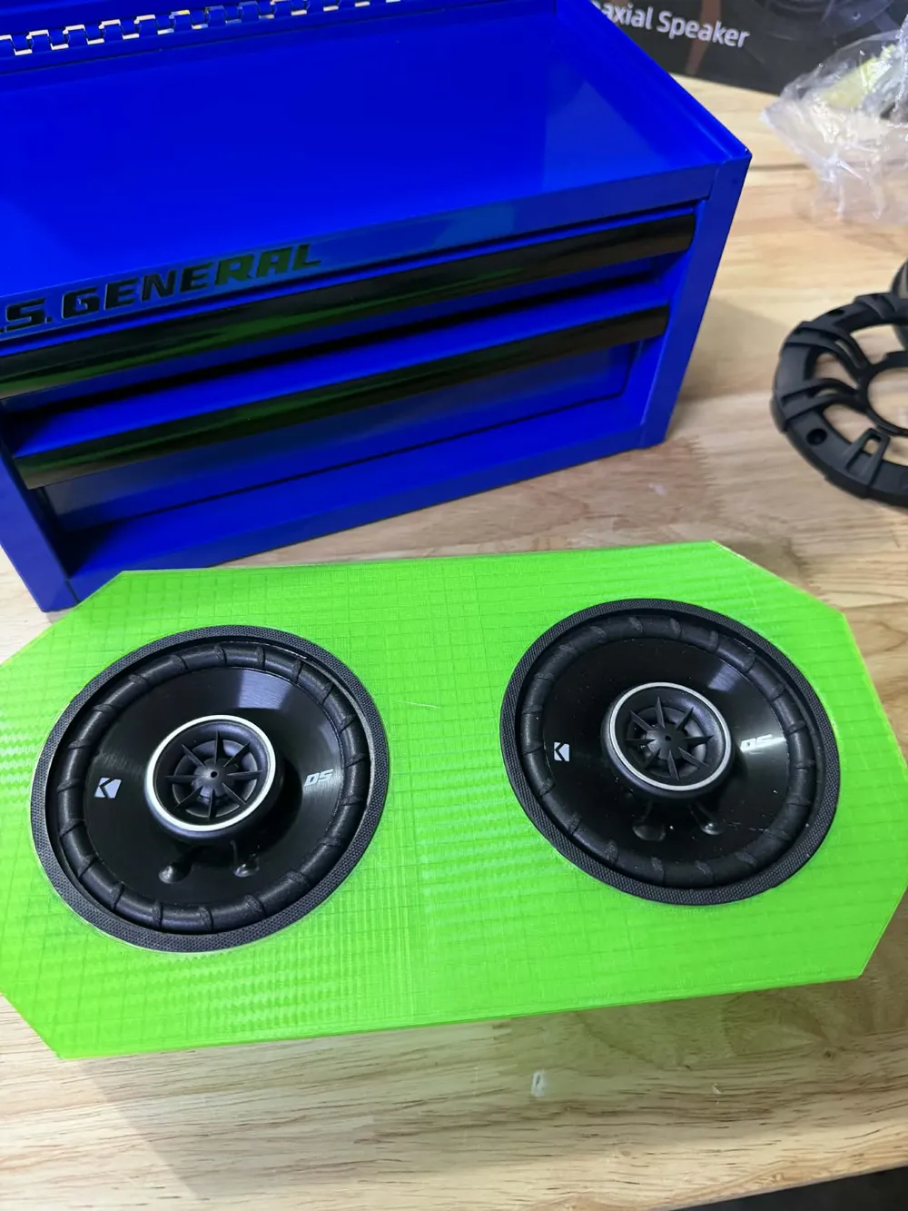 US General Tool Box Boombox Dual 4 Inch Template - Free 3D Print Model ...