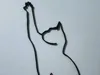 Cat wall art decor - Free 3D Print Model - MakerWorld