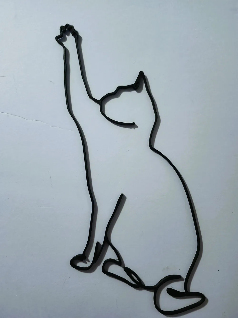 Cat wall art decor - Free 3D Print Model - MakerWorld