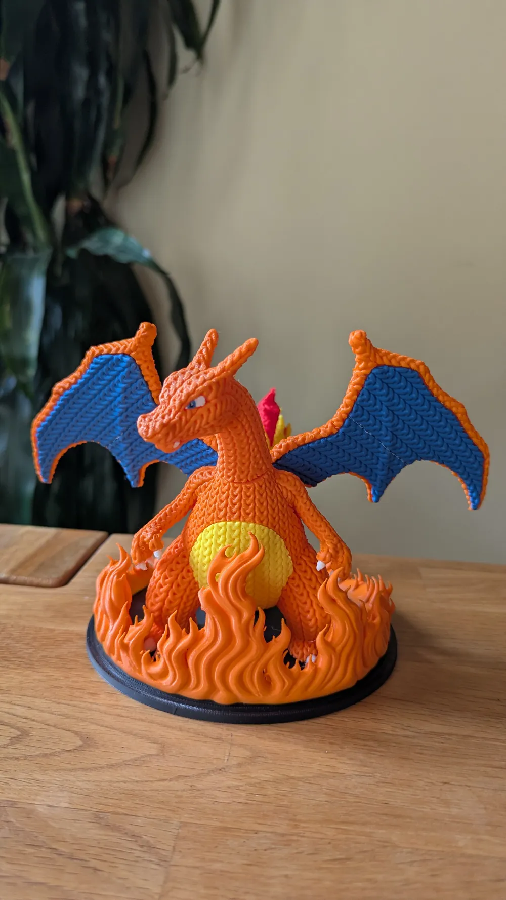 Pokemon Fire Diorama for Knitted Charizard Figure - Free 3D Print Model ...