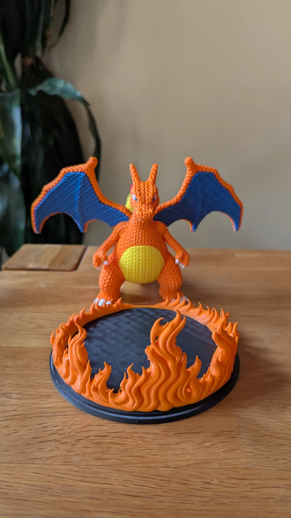 Pokemon Fire Diorama for Knitted Charizard Figure - Free 3D Print Model ...