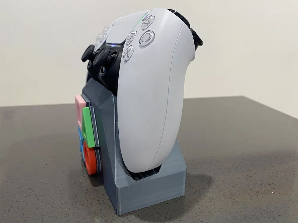 PS5 Playstation Controller Stand Holder - Free 3D Print Model - MakerWorld