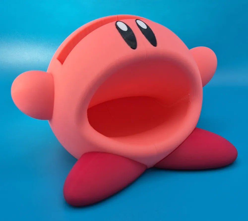 Kirby Passive Phone Speaker - Free 3D Print Model - MakerWorld