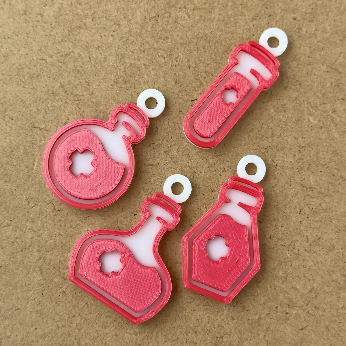 Health Potion Tokens DnD keychains (remix) Remixed by marekzeman91 ...