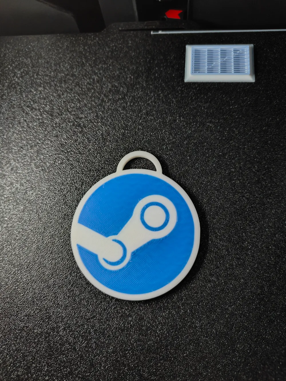 Steam logo keychain by Forest87 - MakerWorld