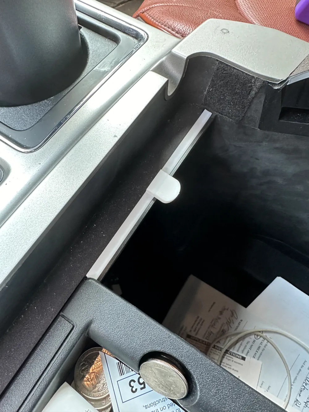 F-150 Coin Tray Blocker by Nylund - MakerWorld