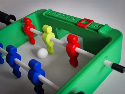 Table Football Game by euosJad MakerWorld: Download Free 3D Models