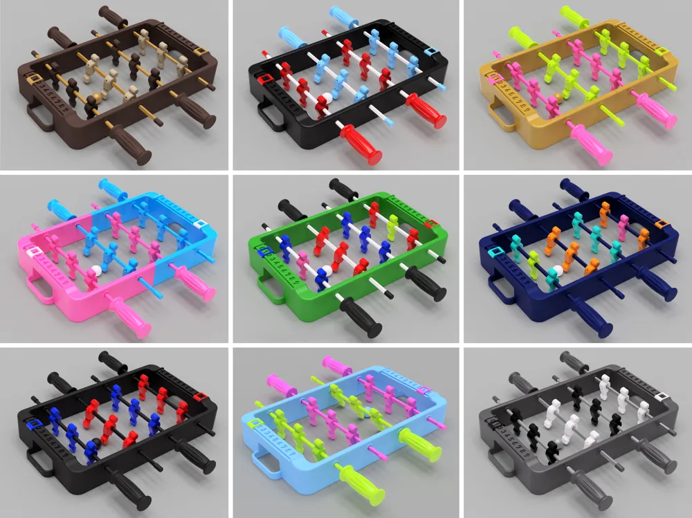 Table Football Game - Free 3D Print Model - MakerWorld