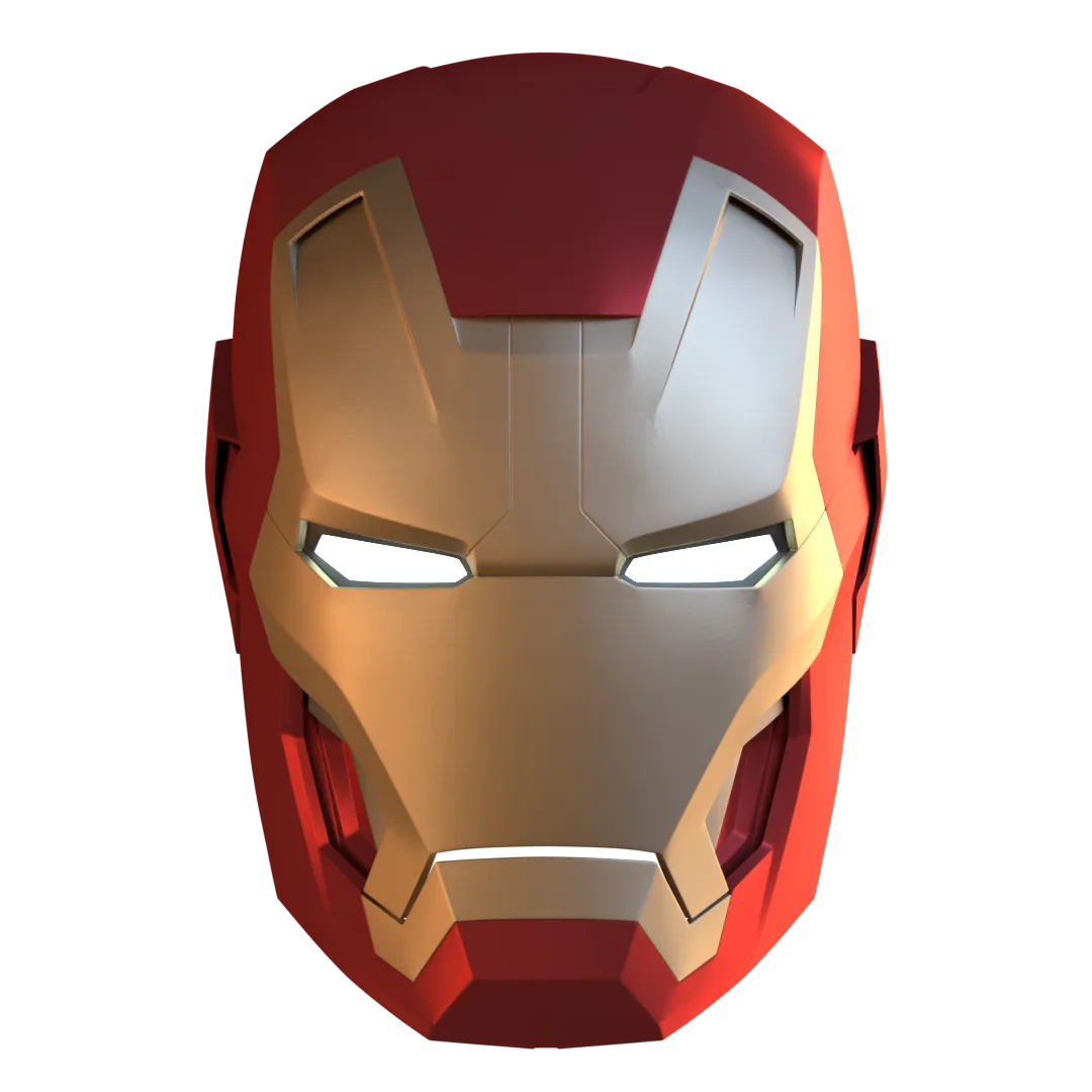 VEK3D Iron Man MK 42 Helmet - Free 3D Print Model - MakerWorld