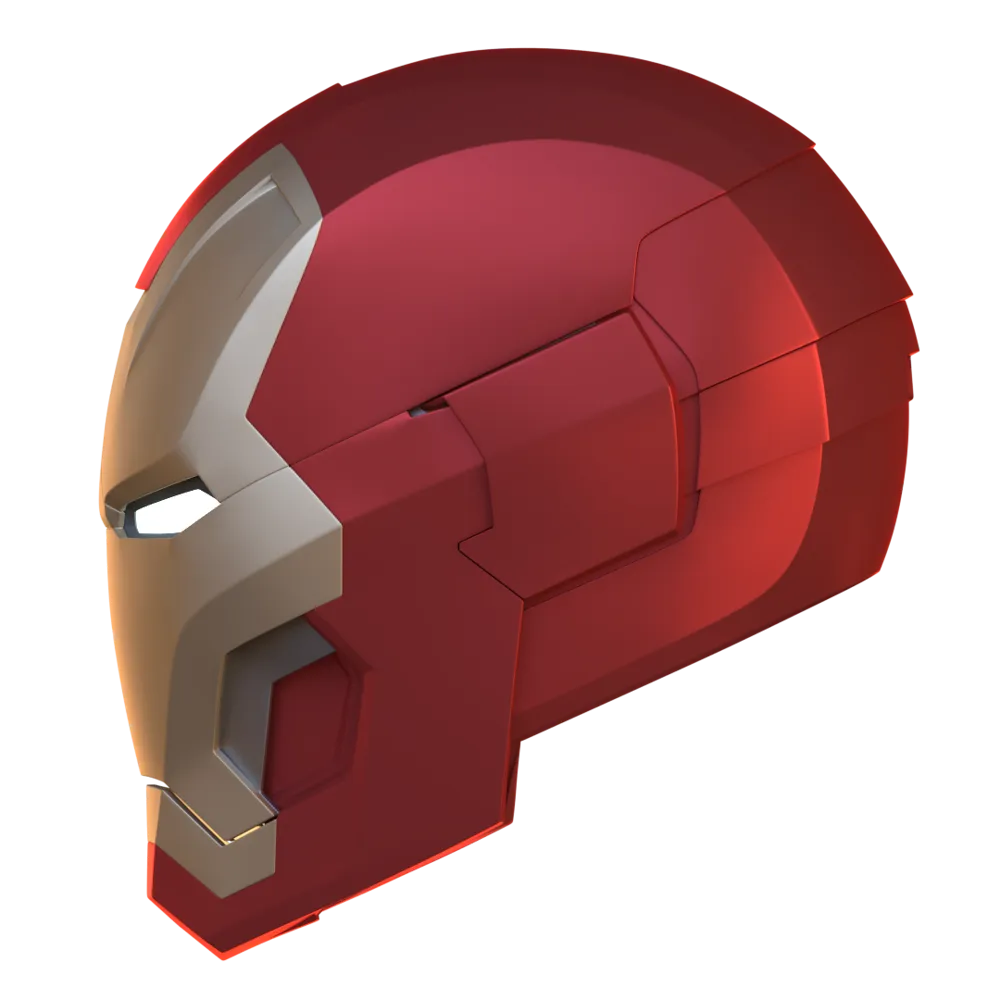 VEK3D Iron Man MK 42 Helmet - Free 3D Print Model - MakerWorld