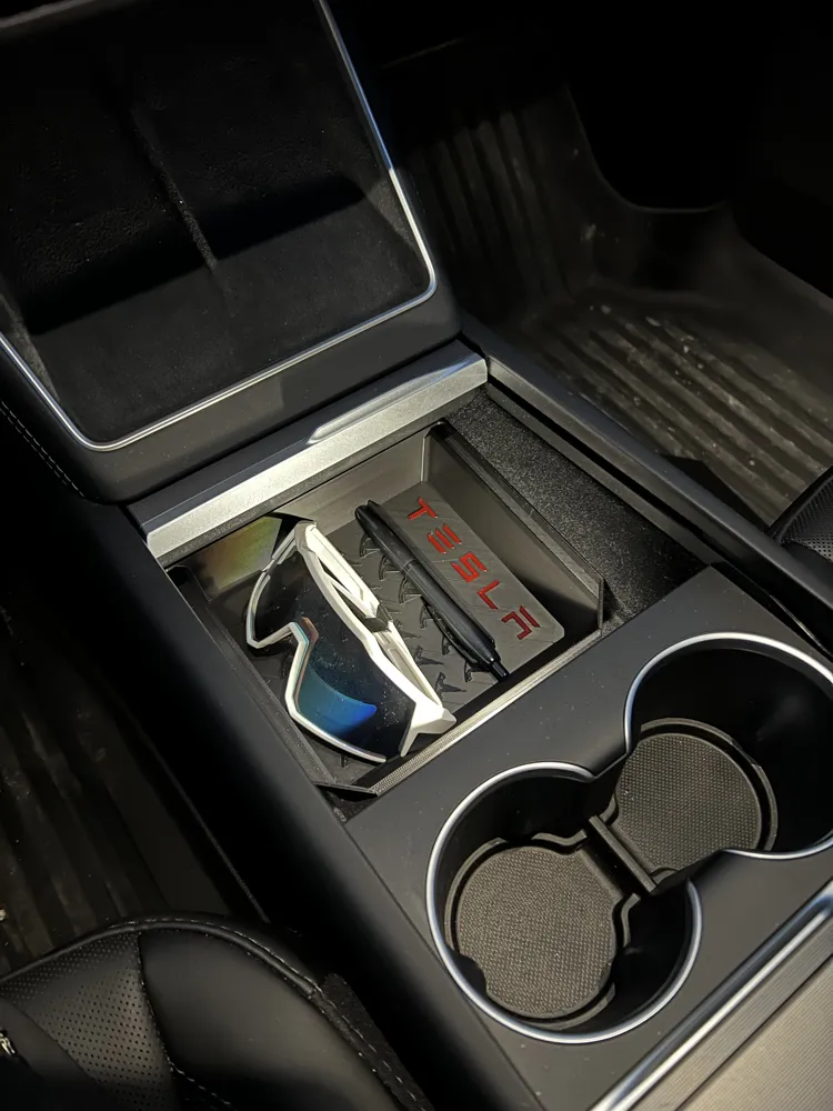 Tesla 3/Y Highland/ Juniper Center console storage - Free 3D Print ...