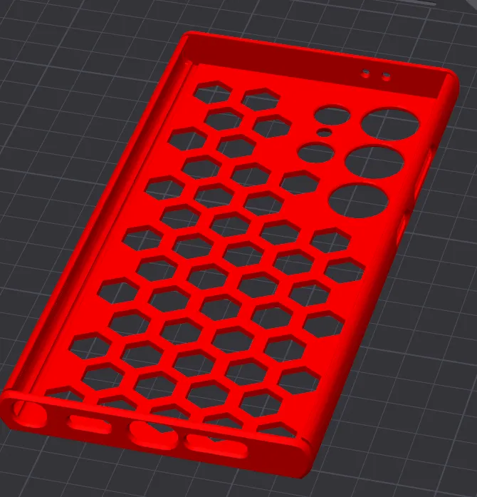 S24 Ultra Honeycomb case by Yuro3d - MakerWorld