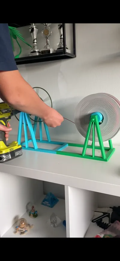 Filament Respooler 100% 3D printed - Free 3D Print Model - MakerWorld