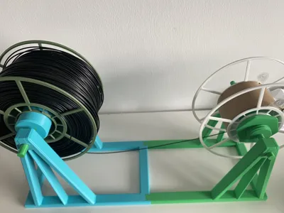 Filament Respooler 100% 3D printed - Free 3D Print Model - MakerWorld