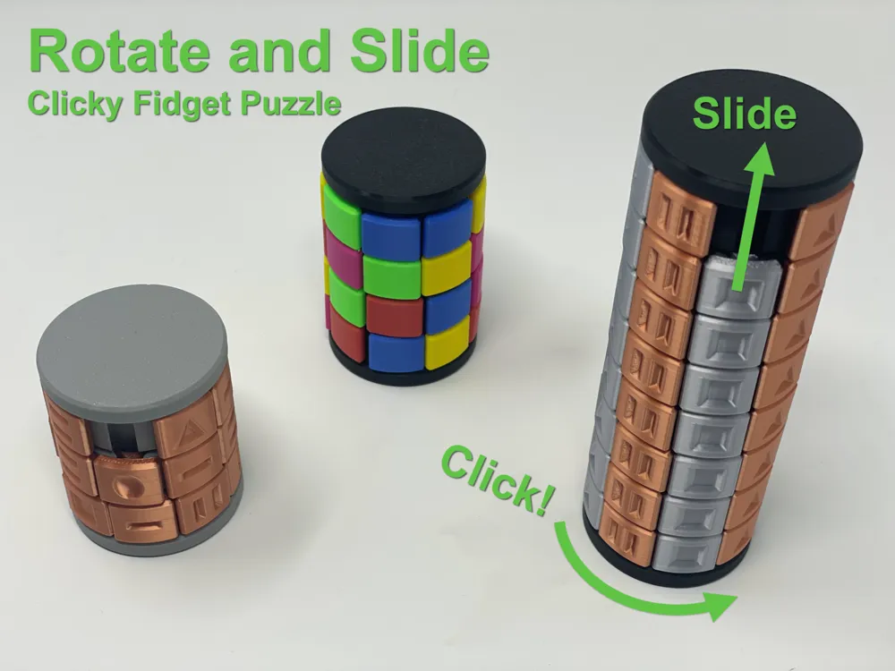 Rotate & Slide Fidget Puzzle. by Trusted Developments - MakerWorld