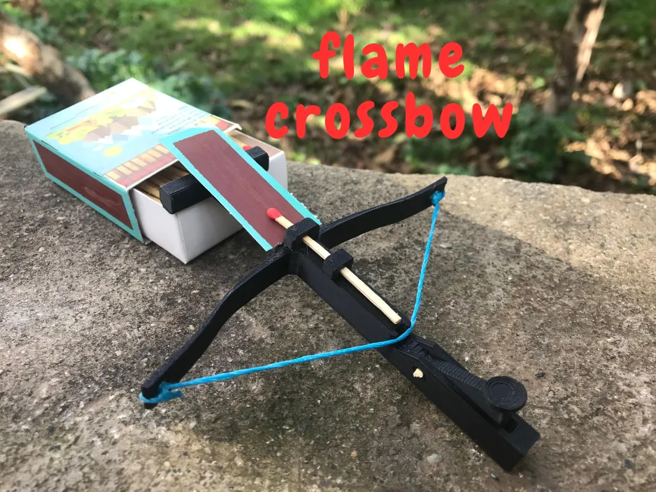 mini flame crossbow - Free 3D Print Model - MakerWorld