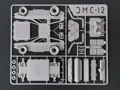DeLorean DMC-12 (Back to the Future) - Kit card by Kocyns - MakerWorld