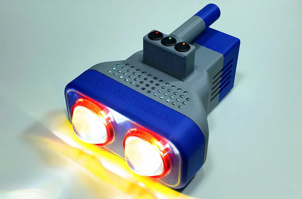 V2 - DIY flashlight DUAL Bi-Led Projector Lens 70W by KenhSangTao.COM ...