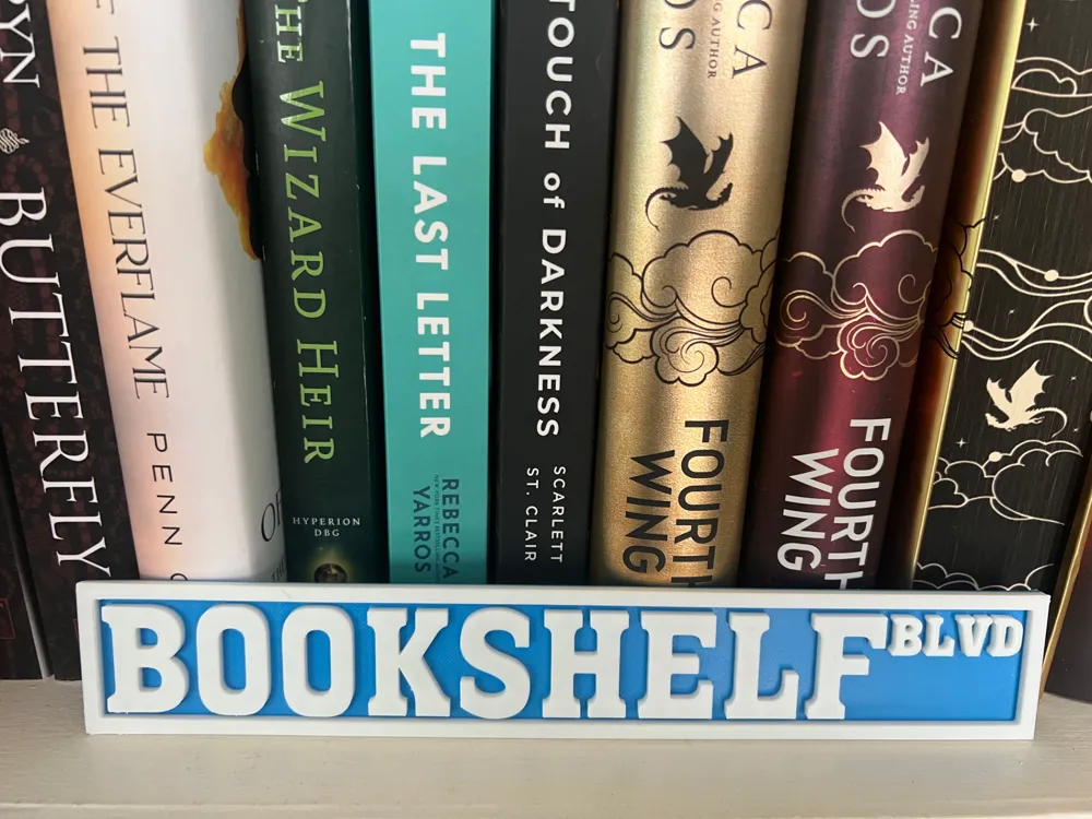 Bookshelf Sign – Bookshelf Blvd – Street Sign by SharpFamilyCreations ...