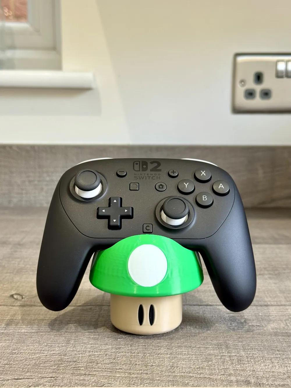 Nintendo Switch 2 Pro Controller mushroom stand by Dave W MakerWorld ...