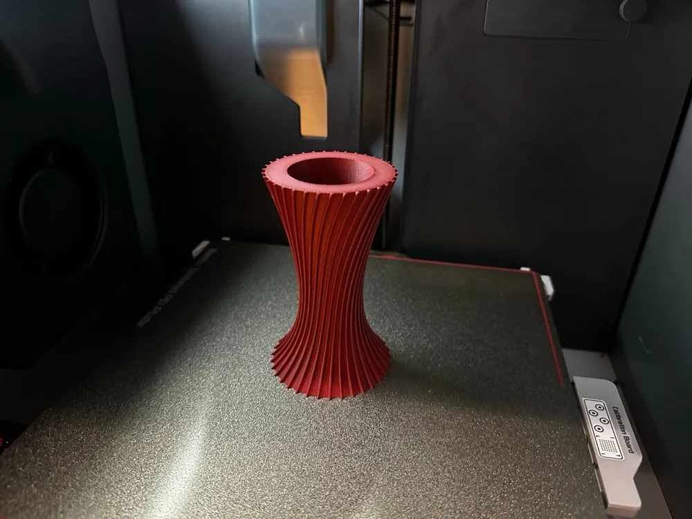 Twisted Hourglass Shaped Pillar Candle Holder by lukas.duus - MakerWorld