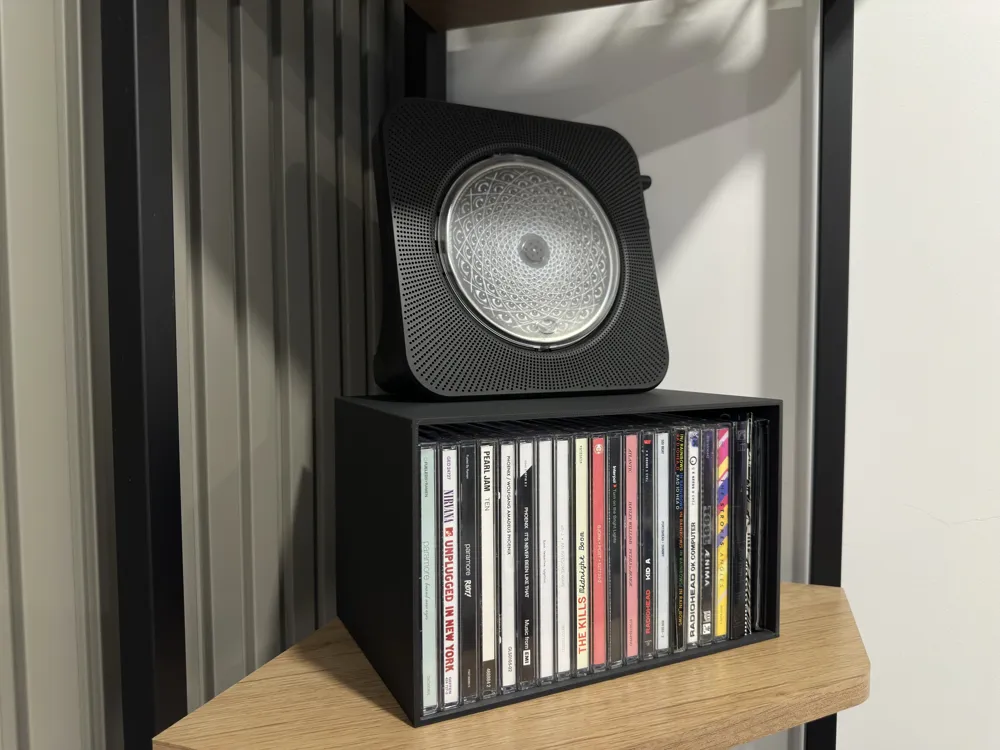 Stackable CD Organizer (Modular) - Free 3D Print Model - MakerWorld