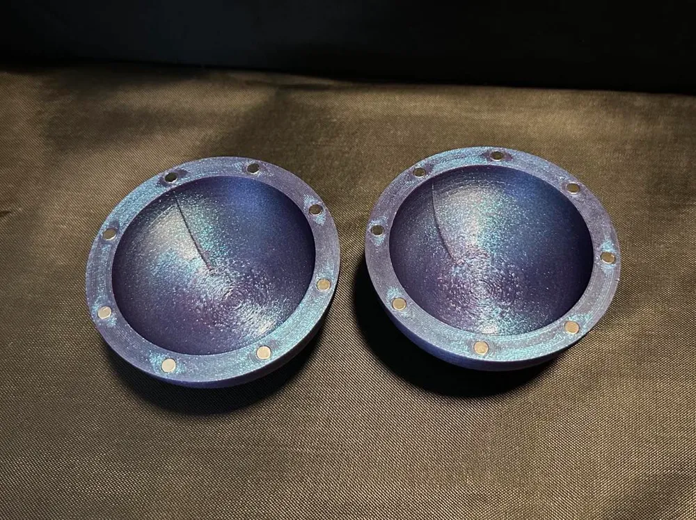 75mm Magnetic Sphere Box Toy - Spherical Container by BATTCAVE - MakerWorld