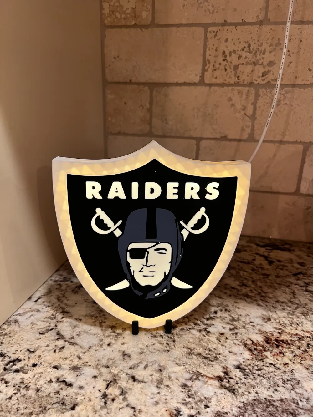 Raiders Logo Light Box by dgentzel1 - MakerWorld