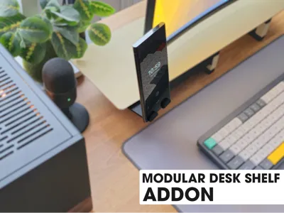 desk shelf 3d print model download - MakerWorld