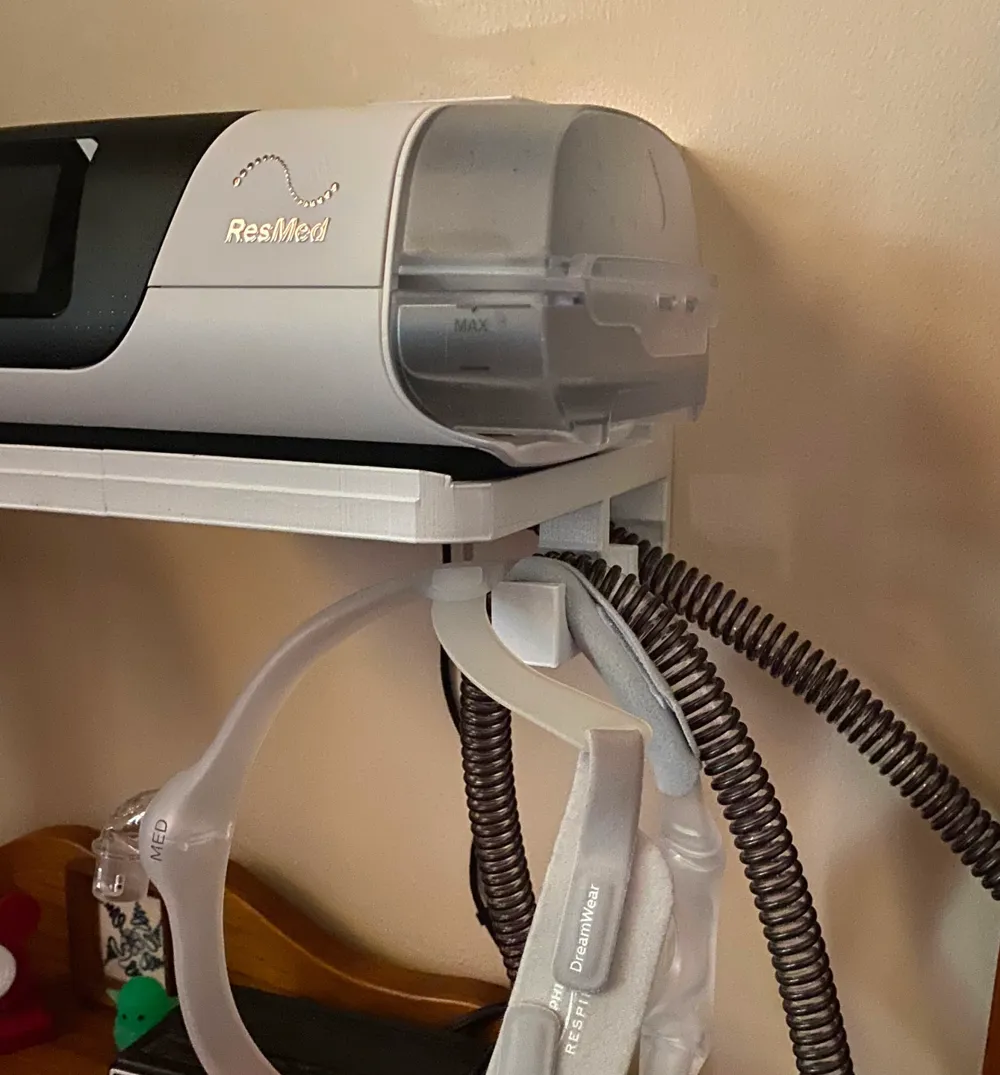 Airsense 11 CPAP machine wall bracket by aaronm MakerWorld: Download ...