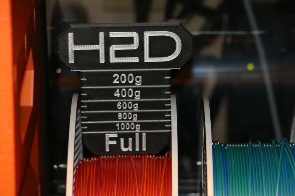 Filament Spool Meter H2D by SlickPrint - MakerWorld