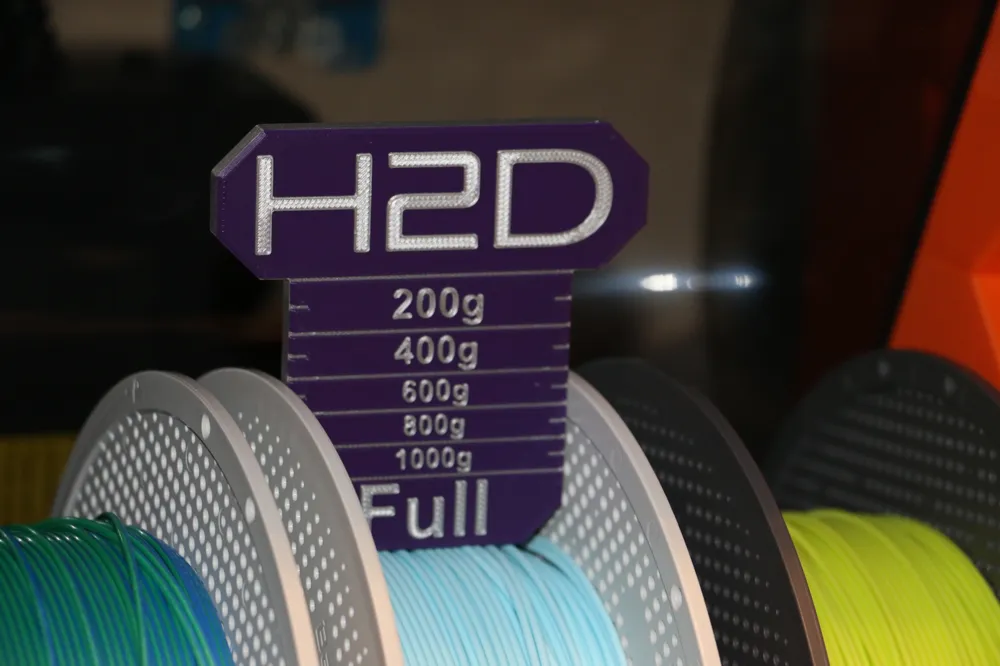 Filament Spool Meter H2D by SlickPrint - MakerWorld