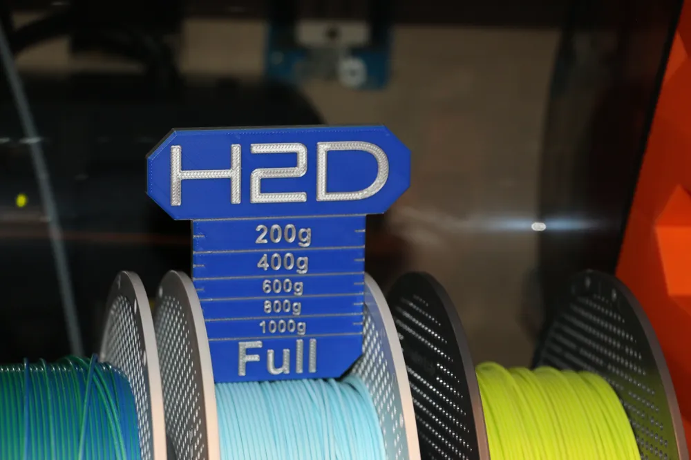 Filament Spool Meter H2D by SlickPrint - MakerWorld