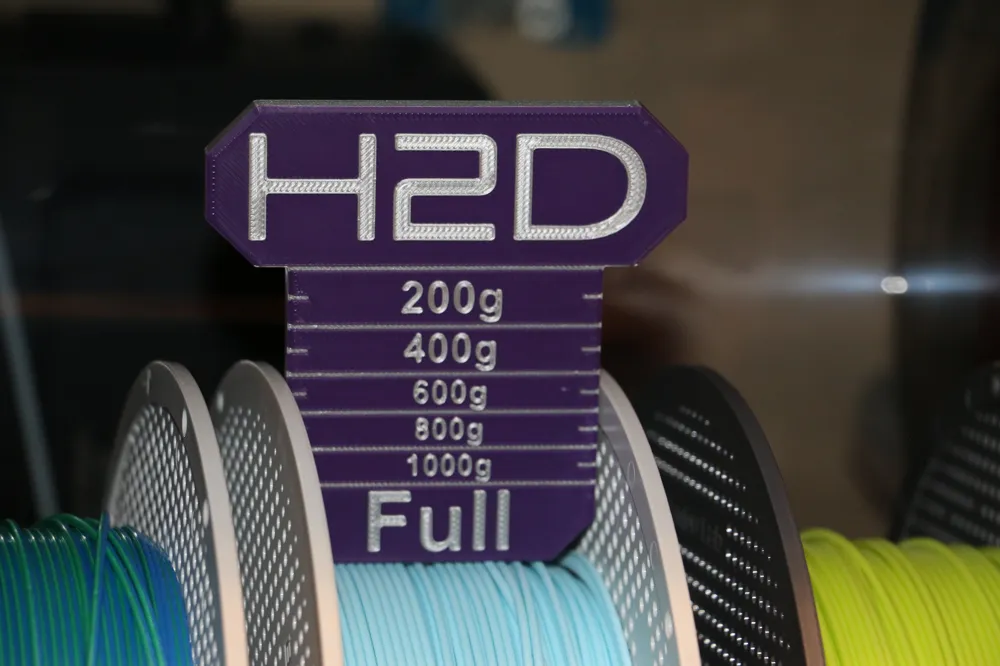 Filament Spool Meter H2D by SlickPrint - MakerWorld